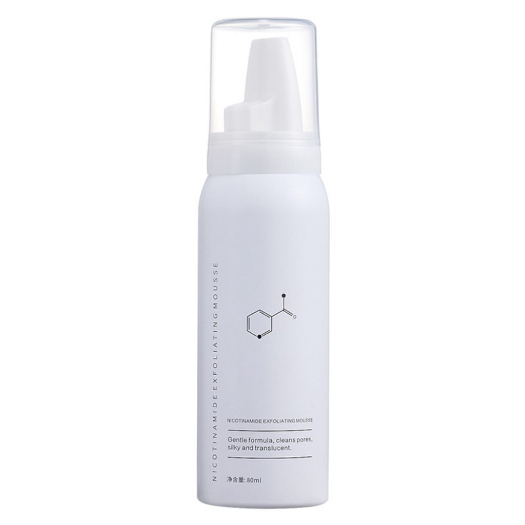 Niacinamide fruit acid exfoliating cleansing mousse oil control deep ...